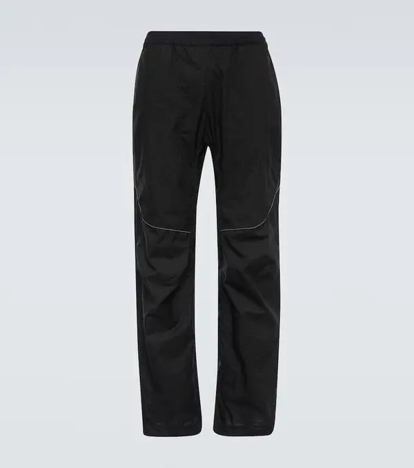AND WANDER Breath Rip Pants - Black