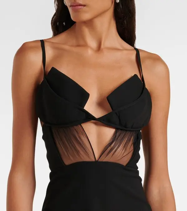 NENSI DOJAKA Crepe Minidress