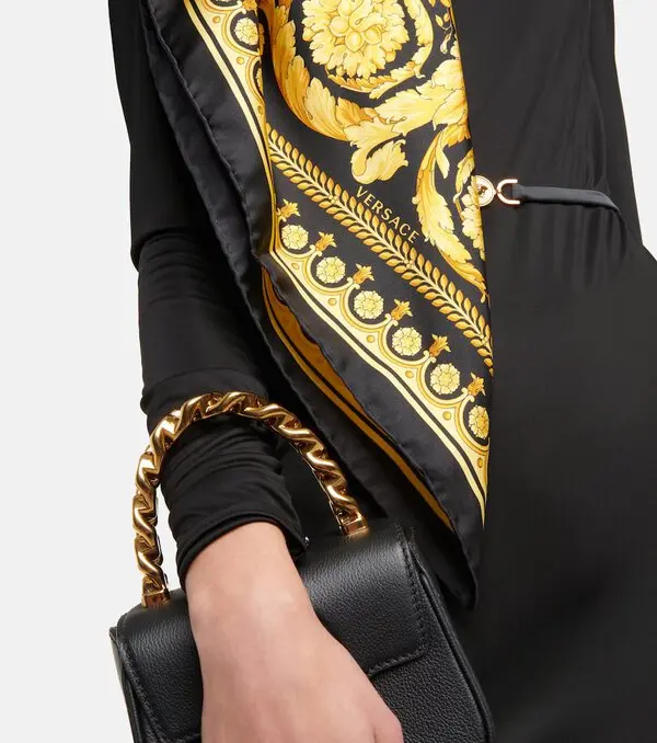 Versace Barocco Silk Scarf - Multicoloured