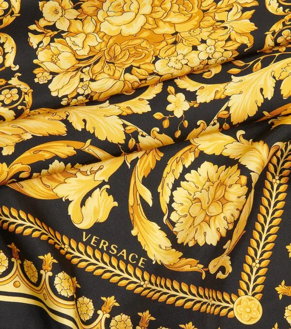 Versace Barocco Silk Scarf - Multicoloured