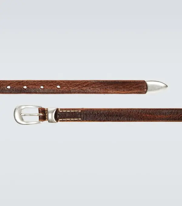 Our Legacy Leather Belt - Brown