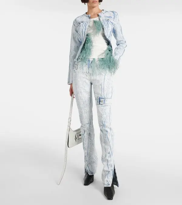Acne Studios Printed Denim Jacket