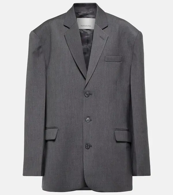 THE FRANKIE SHOP Gelso Oversized Blazer - Grey