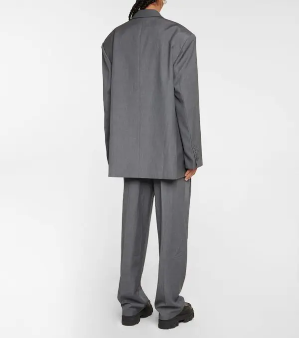 THE FRANKIE SHOP Gelso Oversized Blazer - Grey