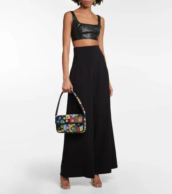 Staud Caleb High-rise Wide-leg Trousers