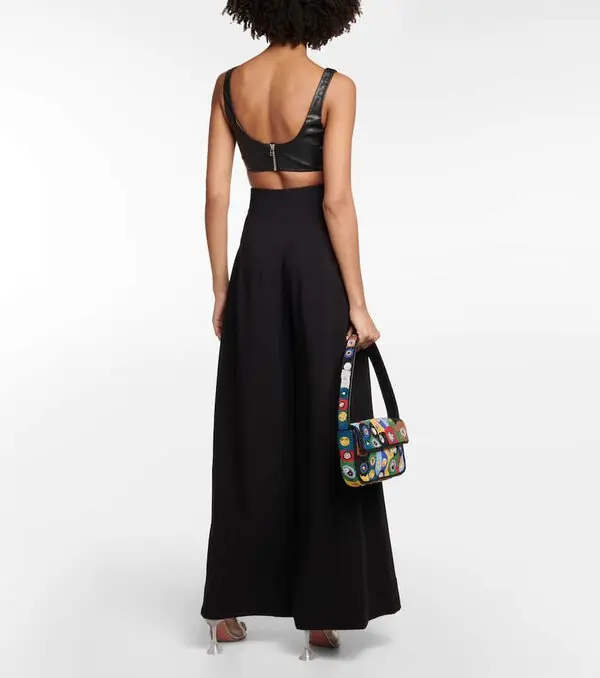 Staud Caleb High-rise Wide-leg Trousers
