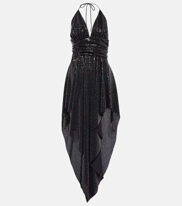 Alexandre Vauthier Sequined Halterneck Minidress