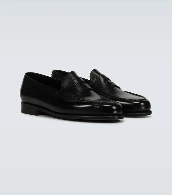 John Lobb Lopez Loafers - Black