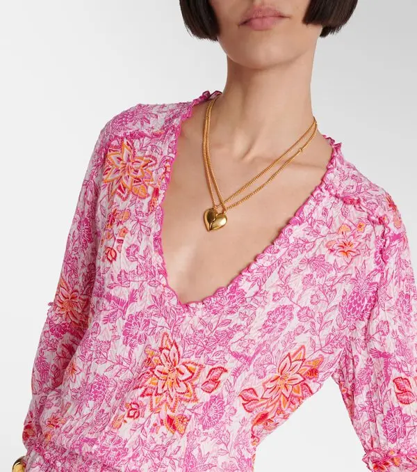 Poupette St Barth Printed Minidress