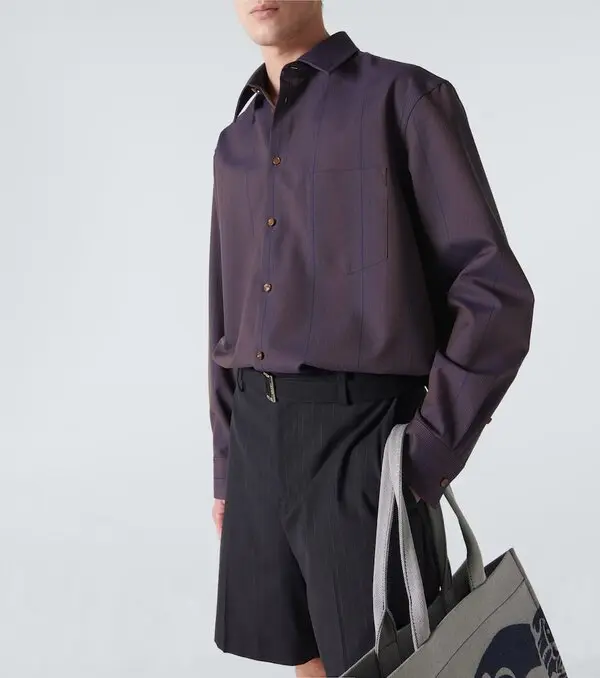 Burberry Striped Wool Shirt