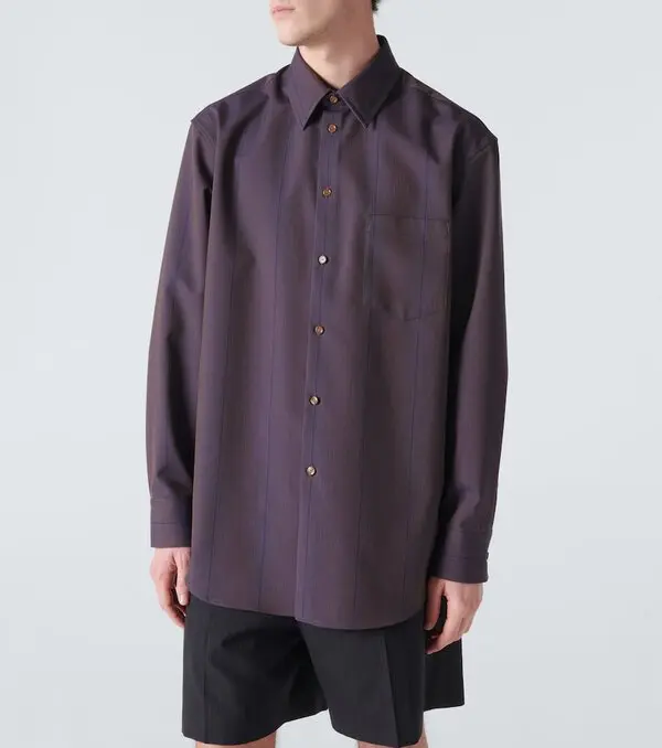 Burberry Striped Wool Shirt
