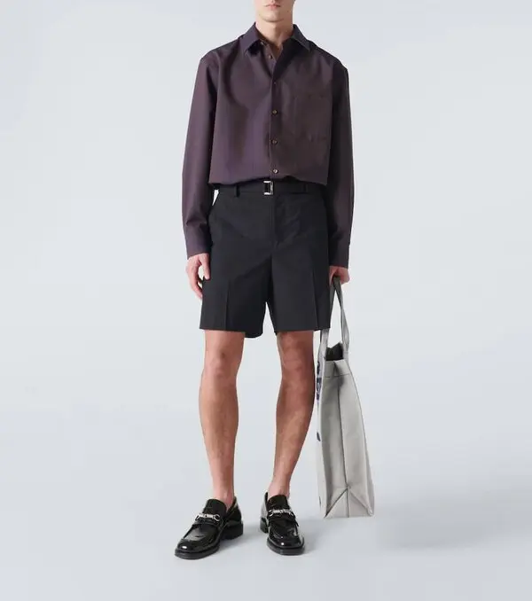 Burberry Striped Wool Shirt
