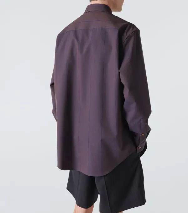 Burberry Striped Wool Shirt
