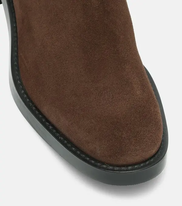 TOD'S Suede Chelsea Boots - Brown