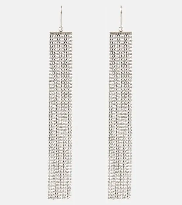 Isabel Marant Embellished Drop Earrings - Silver