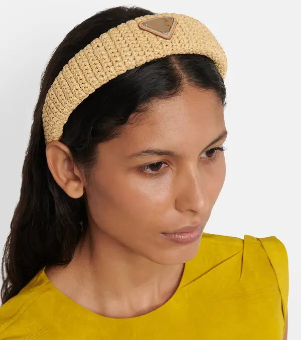 Prada Logo Headband
