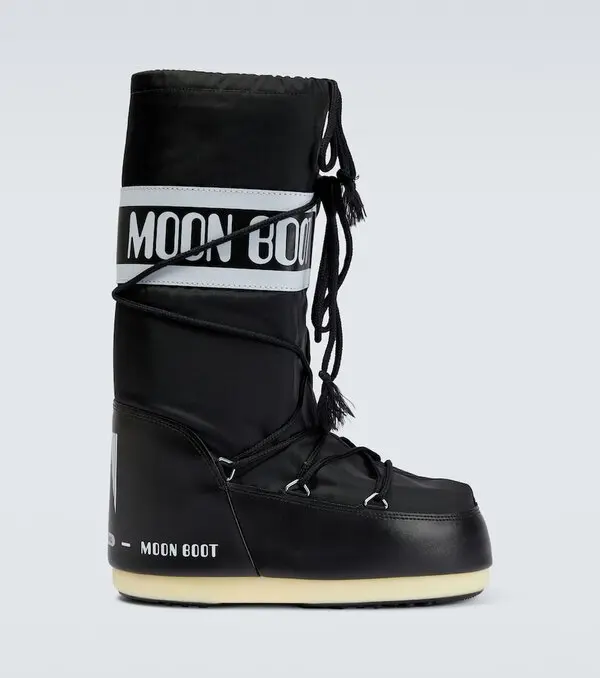 Moon Boot Icon Nylon Boots - Black