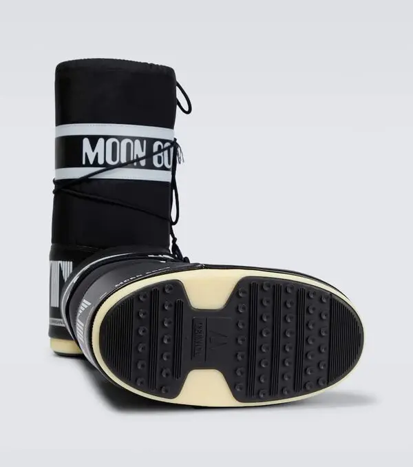 Moon Boot Icon Nylon Boots - Black