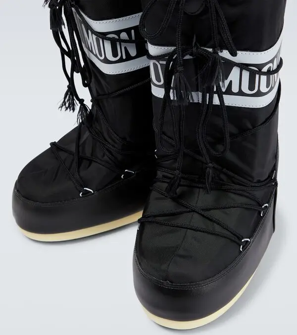 Moon Boot Icon Nylon Boots - Black