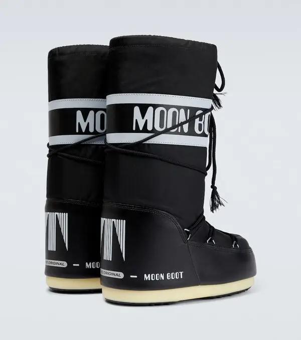 Moon Boot Icon Nylon Boots - Black