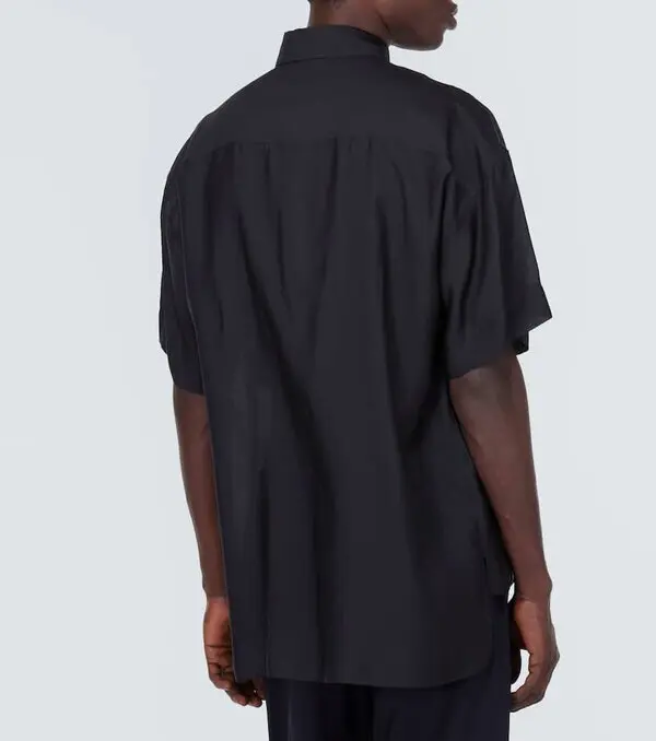 Giorgio Armani Jersey Bowling Shirt