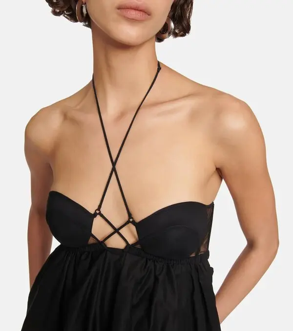 NENSI DOJAKA Cutout Mini Dress