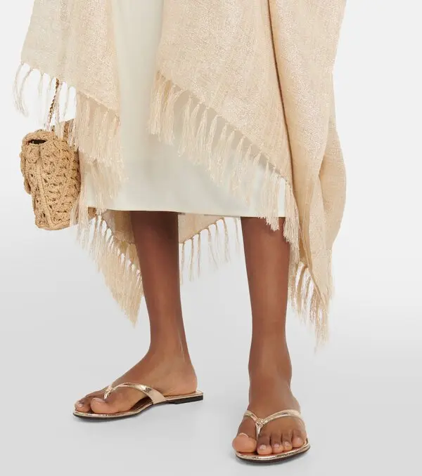 Tory Burch Leather Thong Sandals