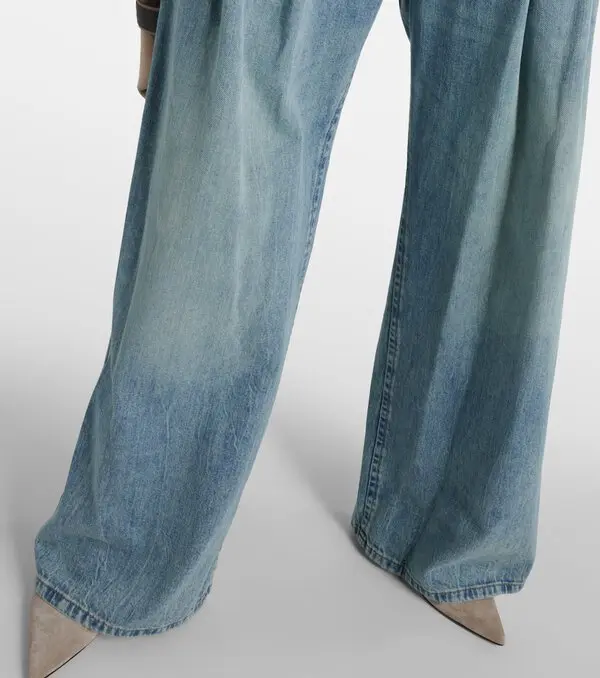 Brunello Cucinelli High-rise Wide-leg Jeans