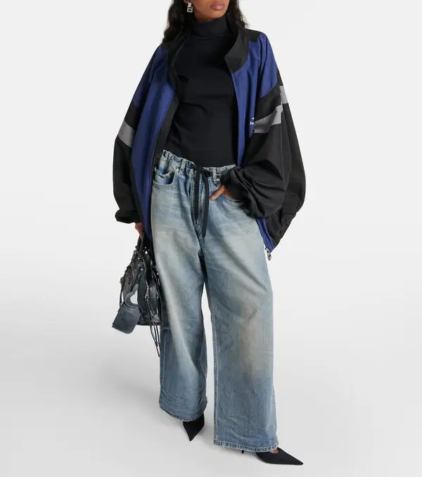 Balenciaga Mid-rise Wide-leg Jeans
