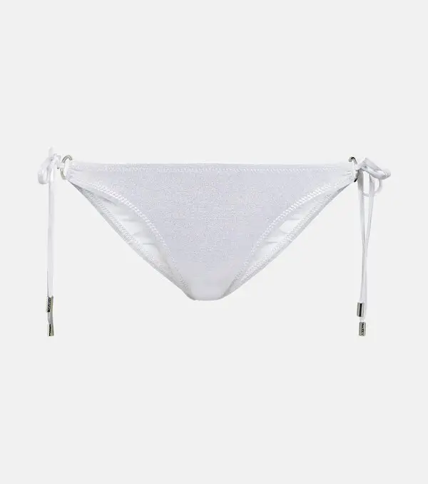 Melissa Odabash Tortola Bikini Bottom - Metallic