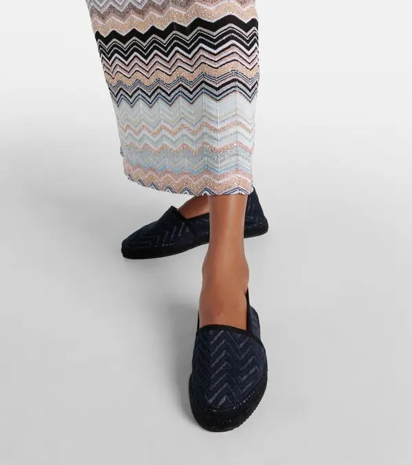 Missoni Elle Zig Zag Espadrilles - Blue