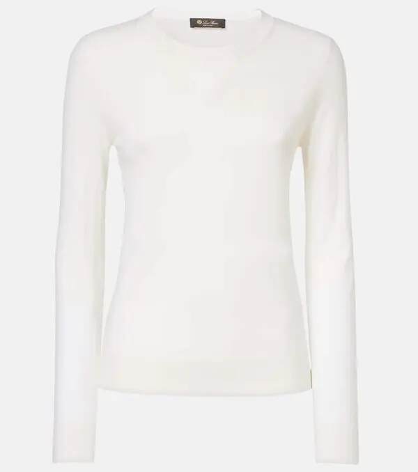 Loro Piana Piuma Cashmere Crewneck Sweater