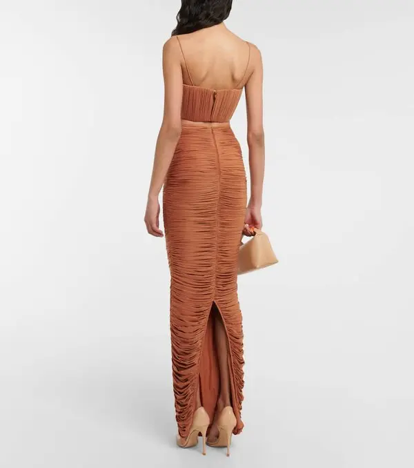 Alex Perry Preston Ruched Top