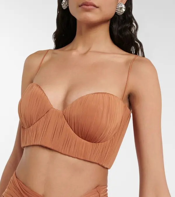 Alex Perry Preston Ruched Top