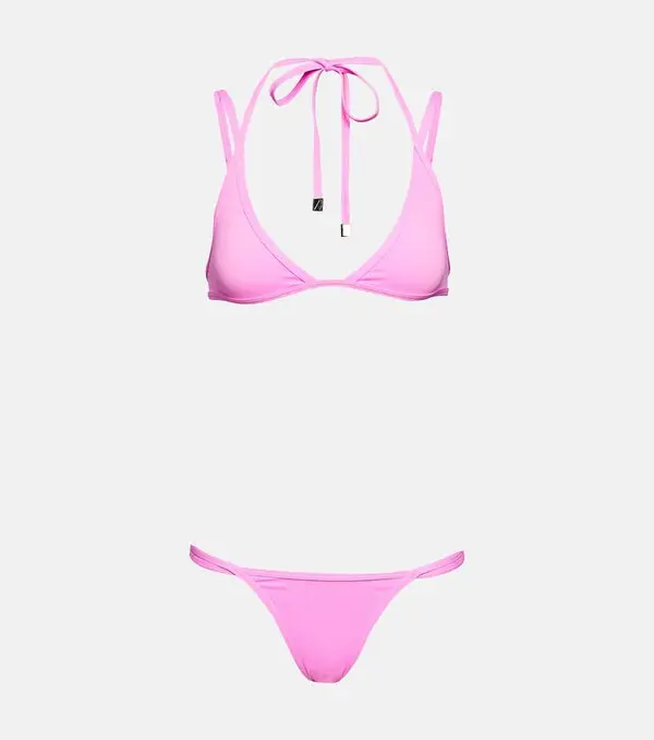 Attico Halterneck Bikini - Pink