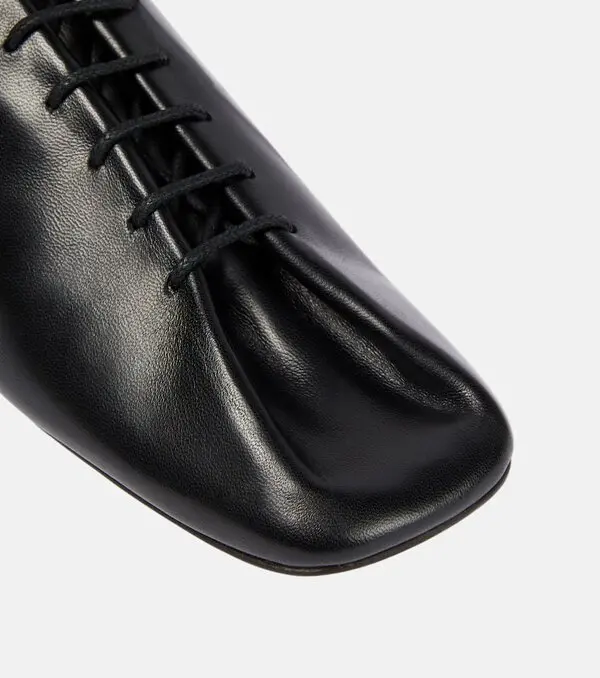 LEMAIRE Leather Derby Shoes - Black