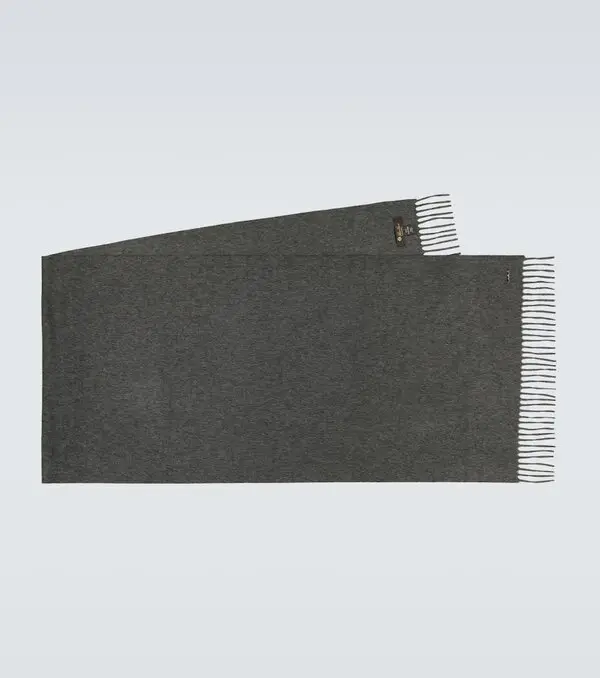 Loro Piana Large Cashmere Scarf - Grey