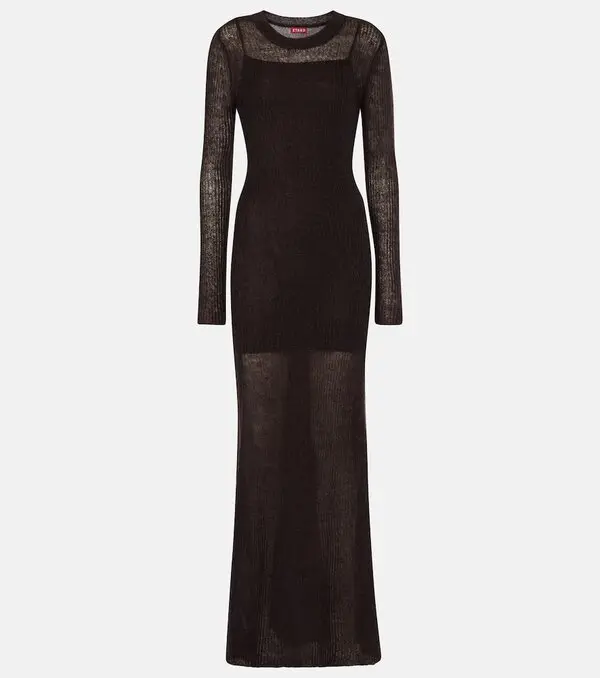 Staud Eiza Maxi Dress - Brown