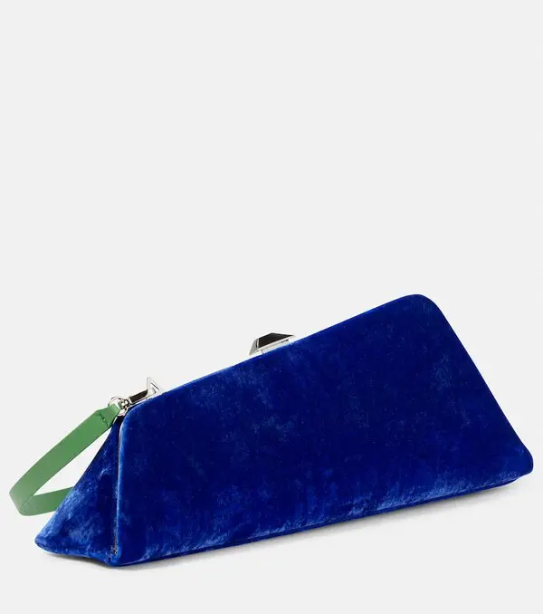 Attico Velvet Clutch