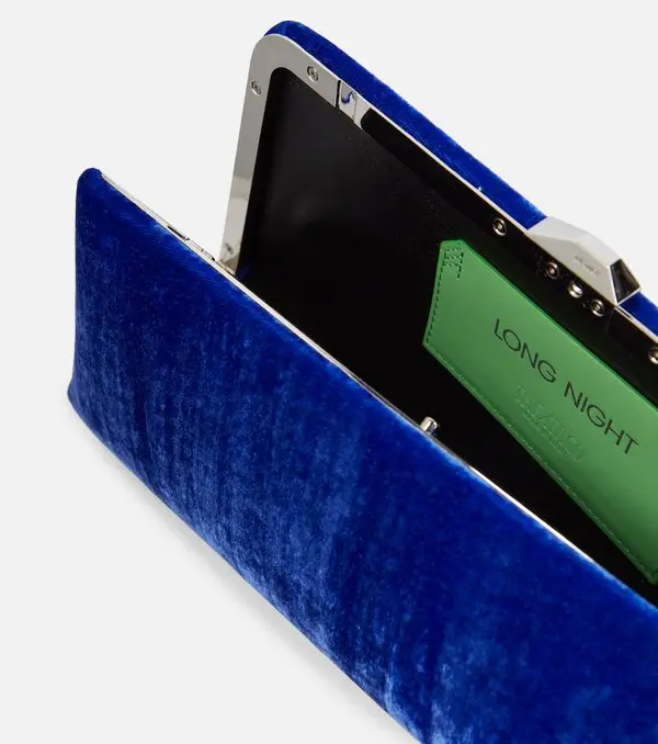 Attico Velvet Clutch