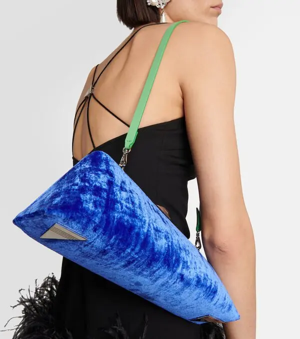 Attico Velvet Clutch