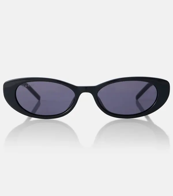 Gucci Embellished Cat-eye Sunglasses - Black