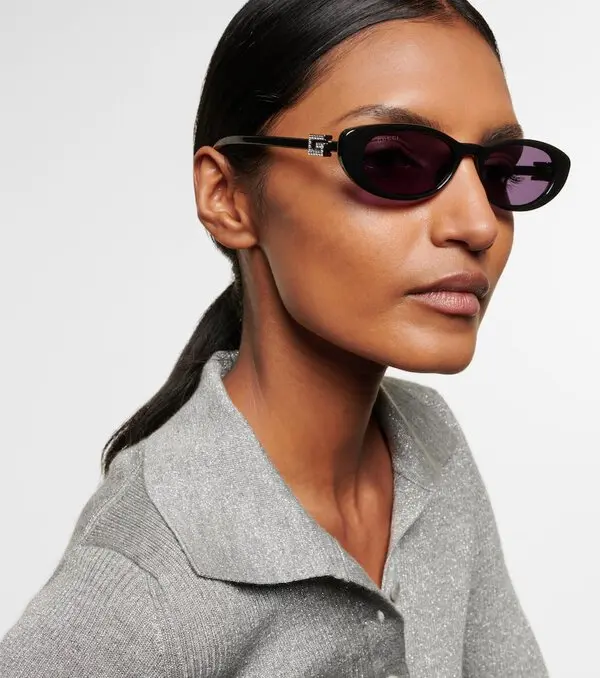Gucci Embellished Cat-eye Sunglasses