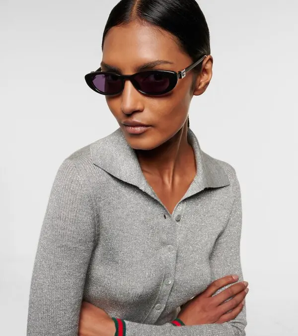 Gucci Embellished Cat-eye Sunglasses