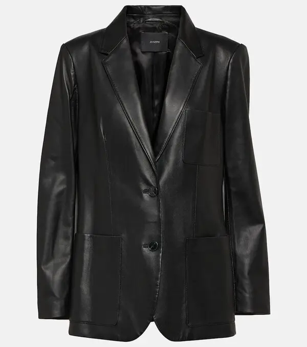 JOSEPH Jacques Leather Blazer