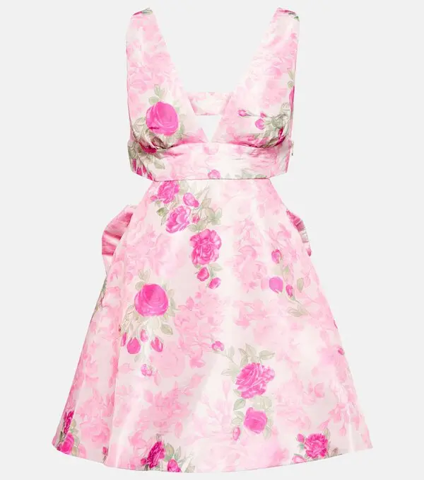 LoveShackFancy Till Floral Minidress - Pink