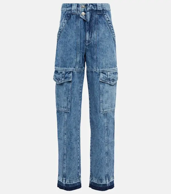 MARANT ETOILE Vayoneo High-waisted Jeans - Blue
