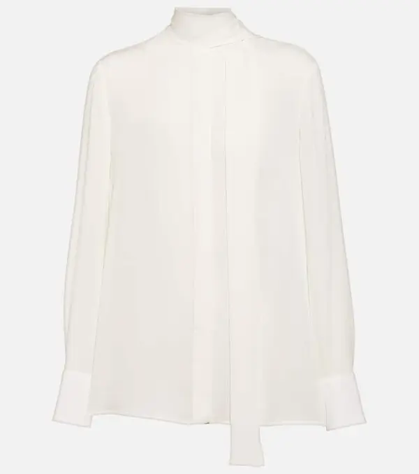 Valentino Garavani Tie-neck Blouse