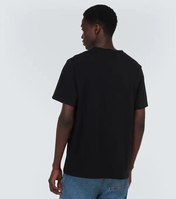 Loewe Anagram Cotton Jersey T-shirt - Black
