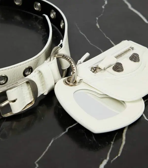 Balenciaga Le Cagole Charms Leather Belt